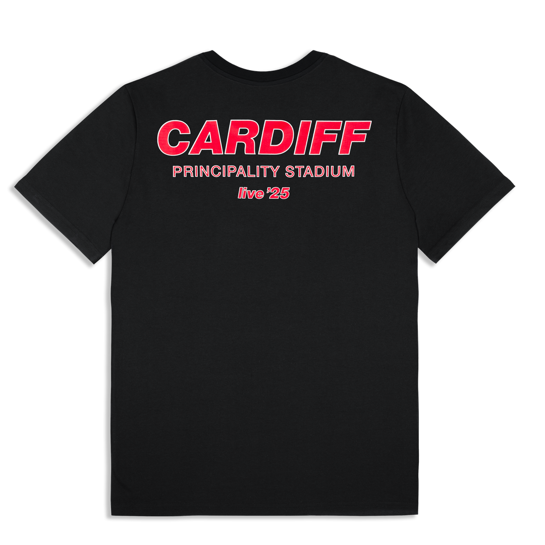 Live '25 adidas Football Shirt Black – Oasis Live '25