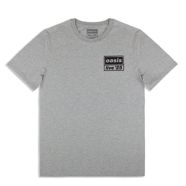 Live '25 Cut Out Photo Tour T-Shirt Black – Oasis Live '25